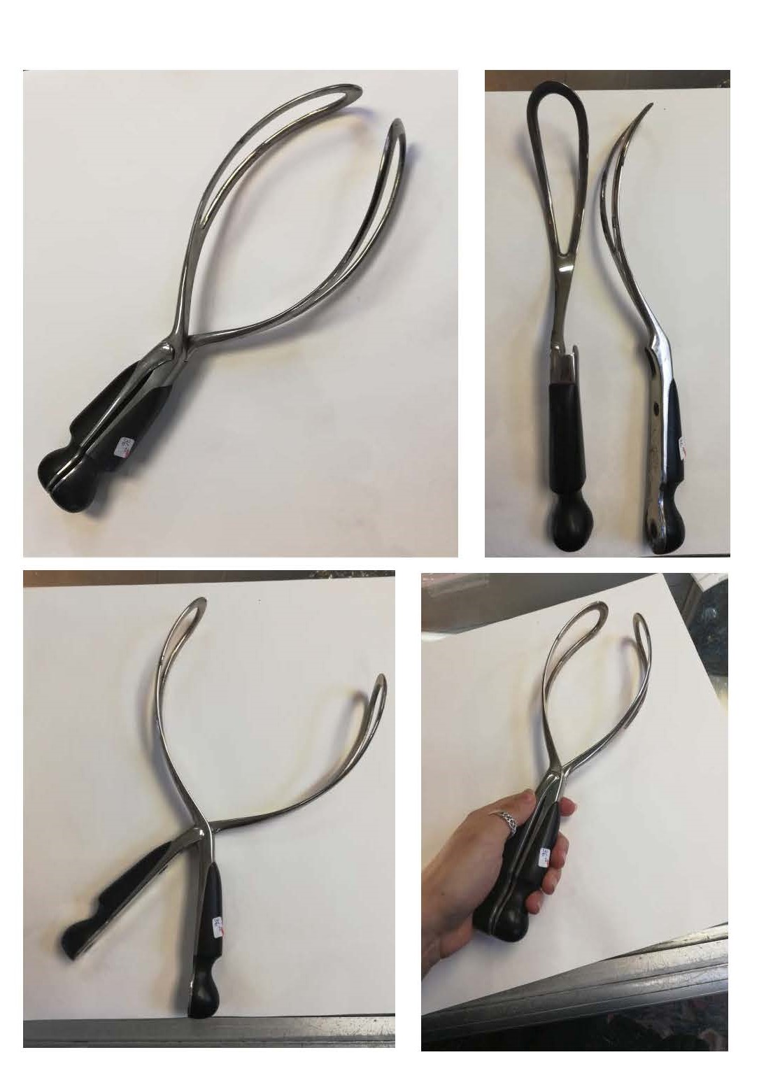 Obstetric Forceps Informational Poster and Realistic Vector ...